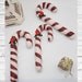 Peppermint Candy Cane Add On, Christmas Wreath Attachment, Craft Supply ...