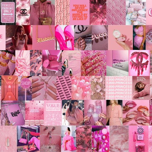 Boujee Blue Aesthetic Wall Collage Kit Digital Download Etsy
