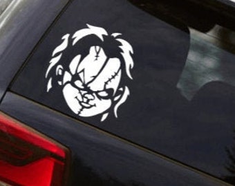 Chucky Vinyl Car Decal - Etsy
