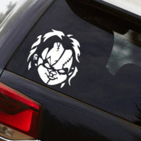 Scary Window Decal - Etsy