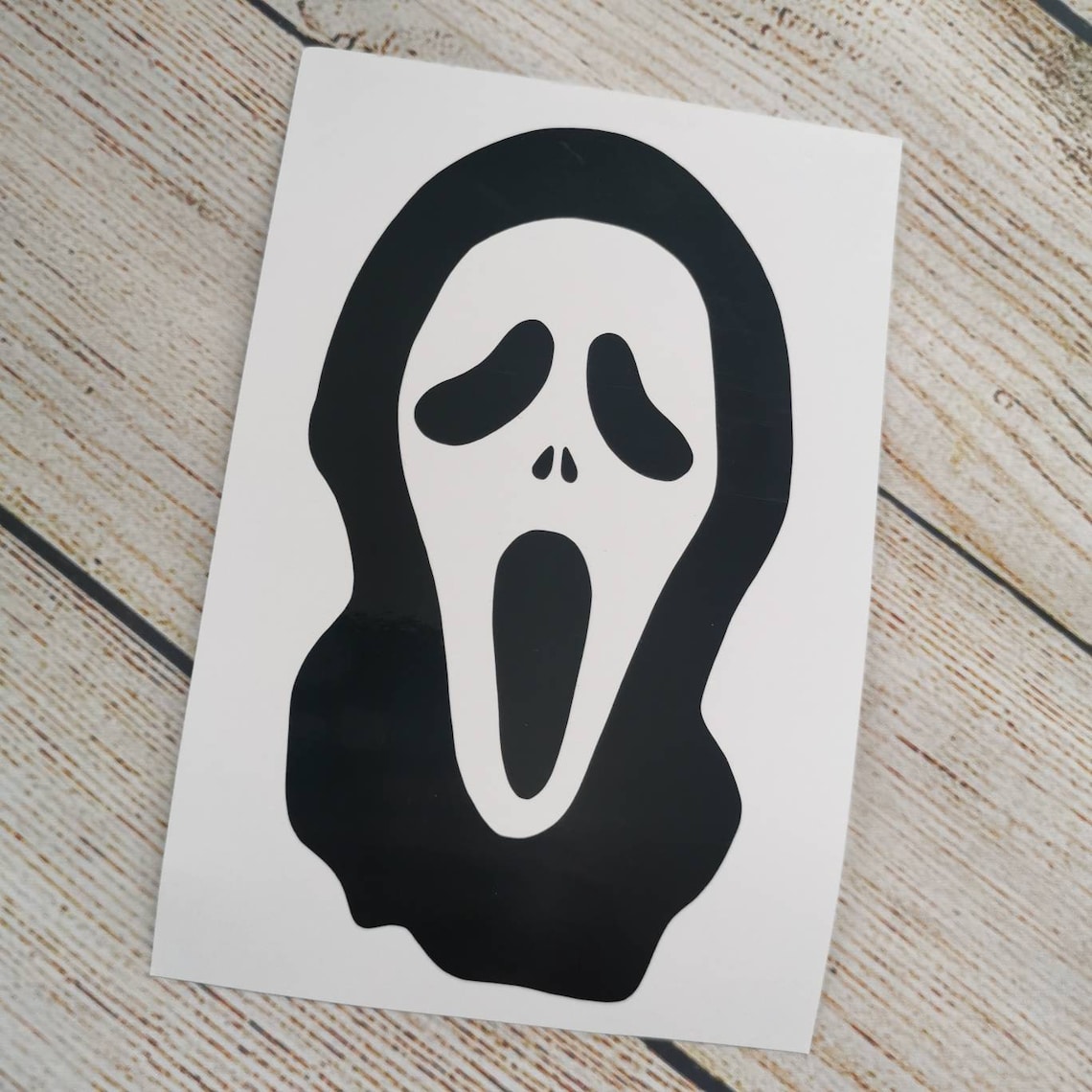 Scream Mask Sticker / Window Sticker / Bumper Sticker / Laptop - Etsy