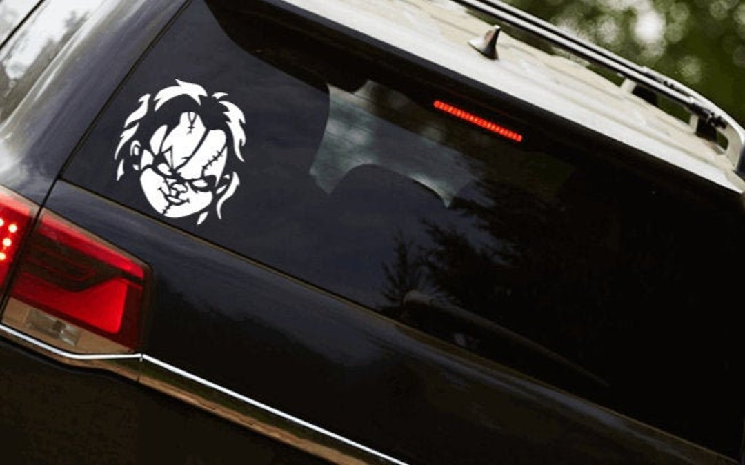 Chucky Decal / Chucky Vinyl Sticker / Window Sticker / Bumper - Etsy