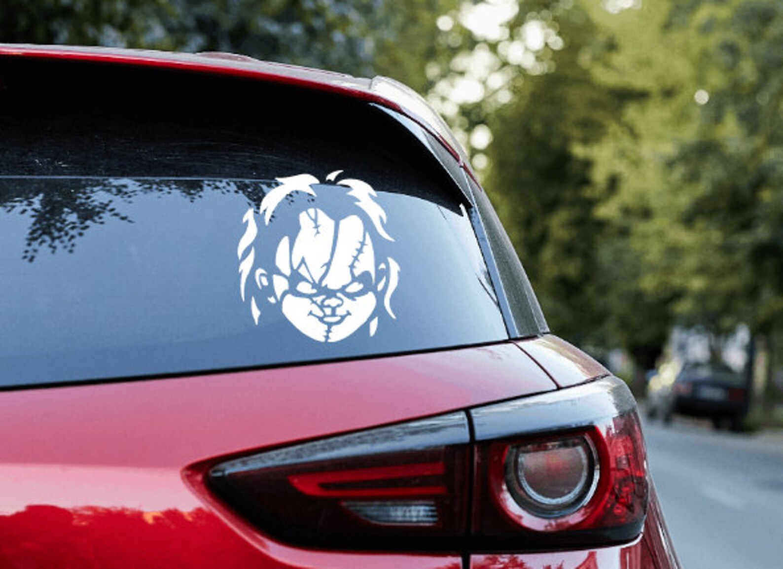 Chucky Decal / Chucky Vinyl Sticker / Window Sticker / Bumper - Etsy