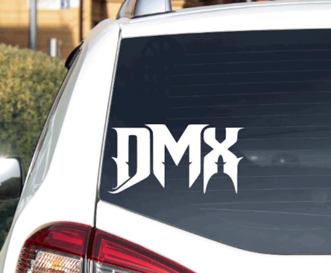 DMX Logo Vinyl Decal / Car Window Sticker / Bumper Sticker - Etsy