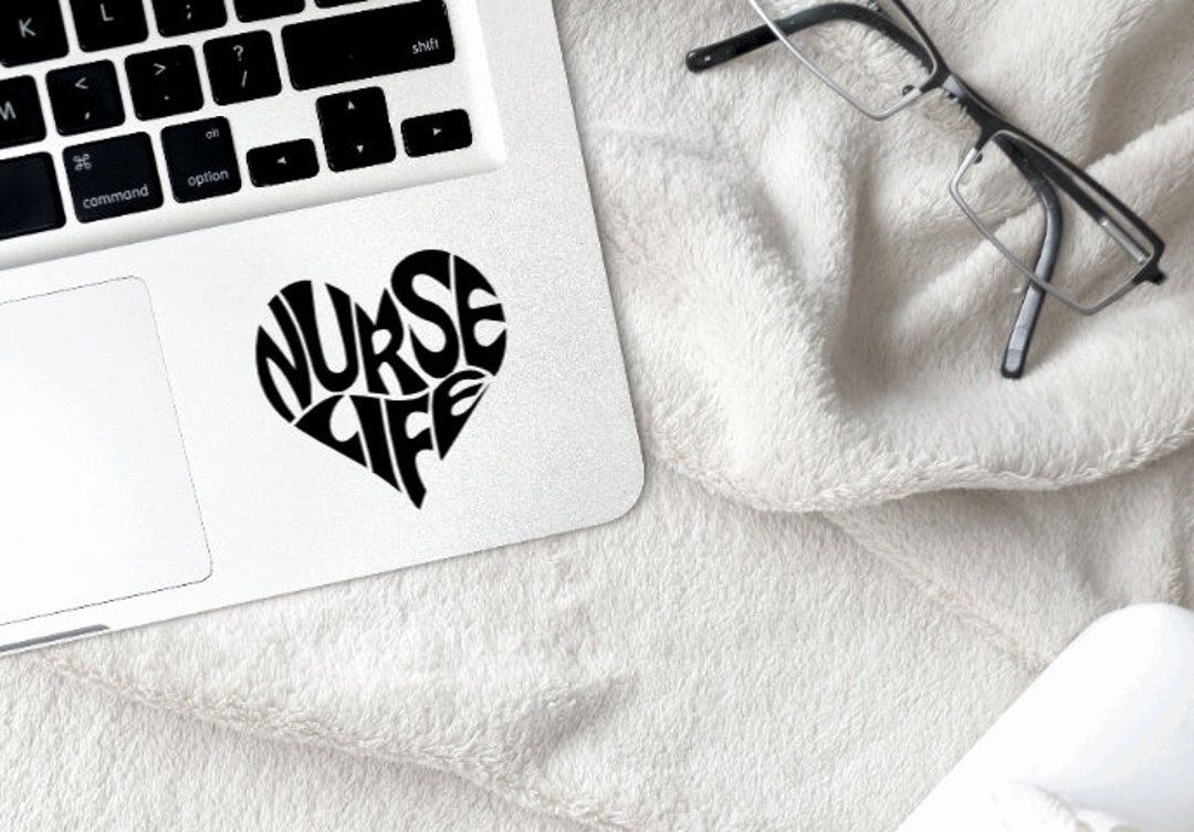 Nurse Life Sticker/ Vinyl Window Decal / Laptop Sticker / Tumbler ...