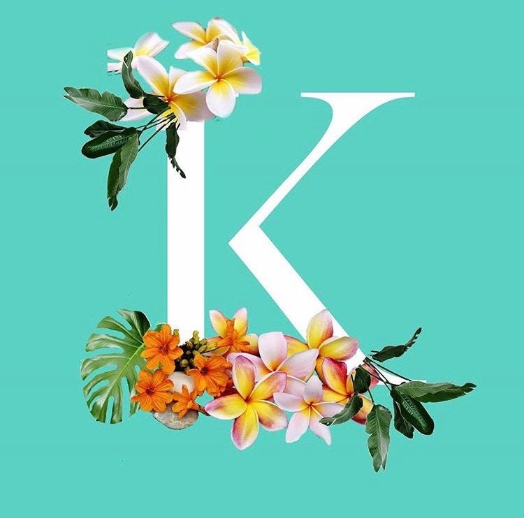 Flower Letters - Etsy