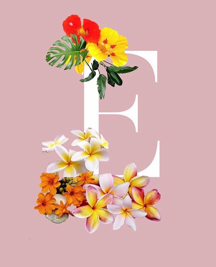 Flower Letters - Etsy