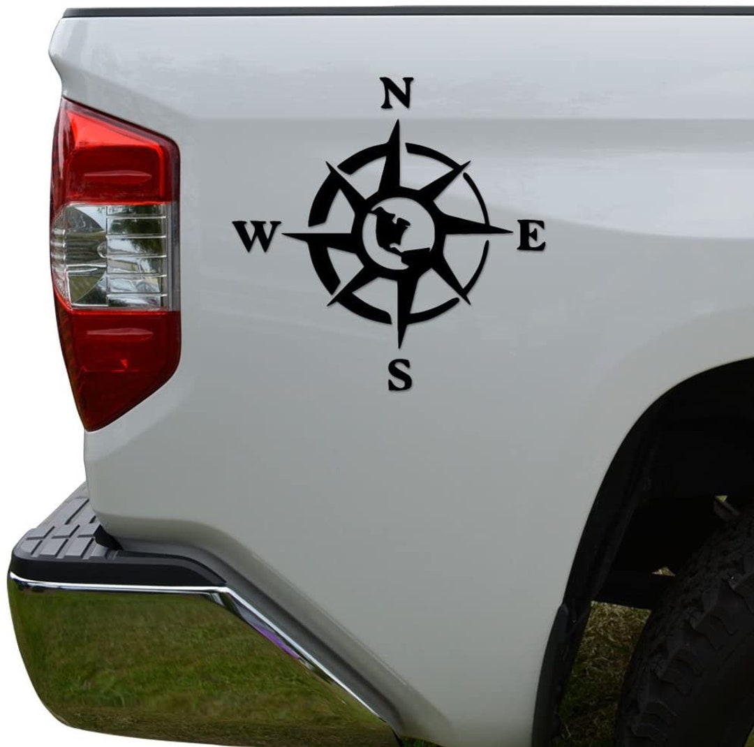 Compass Rose Nautical Die Cut Vinyl Decal Sticker for Car Truck ...