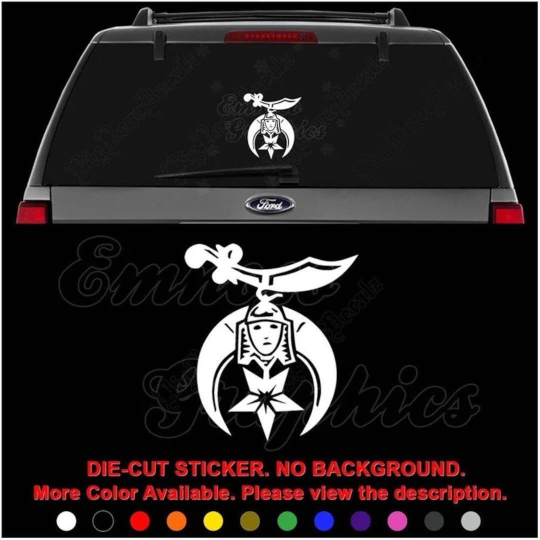 Shriners Freemasonry Masonic Florida Decal Sticker for Car, Truck ...
