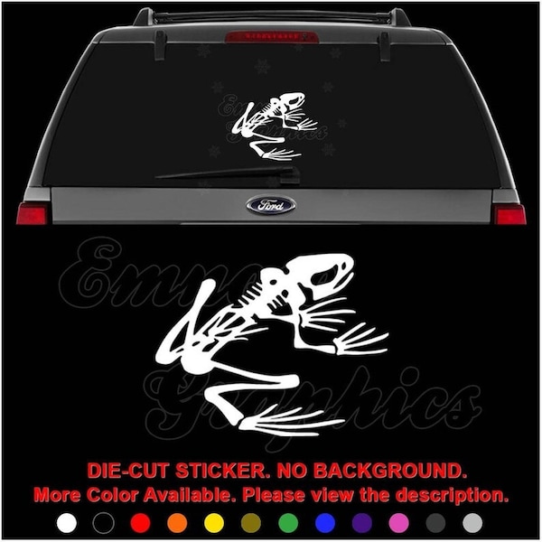 Bone Frog Decal - Etsy