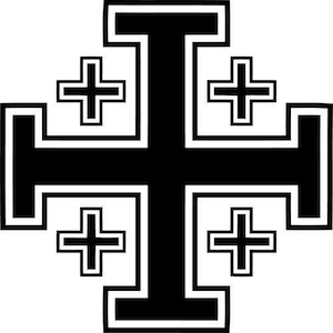 Jerusalem Cross Car Window Vinyl Decal Sticker - Etsy