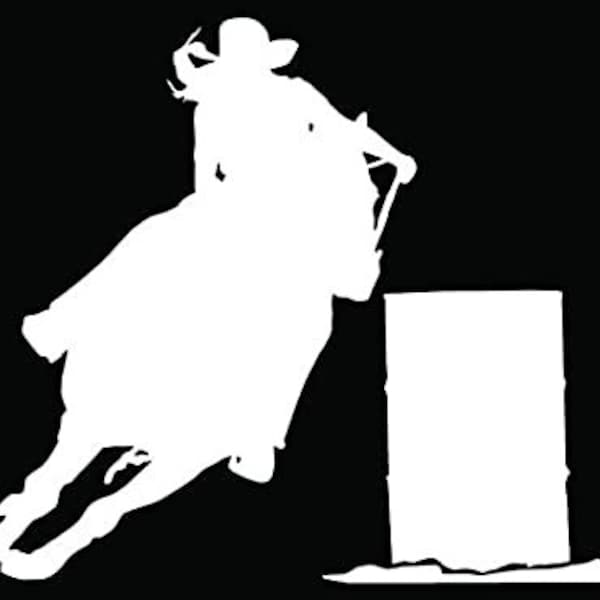 Barrel Racing Car Decals - Etsy