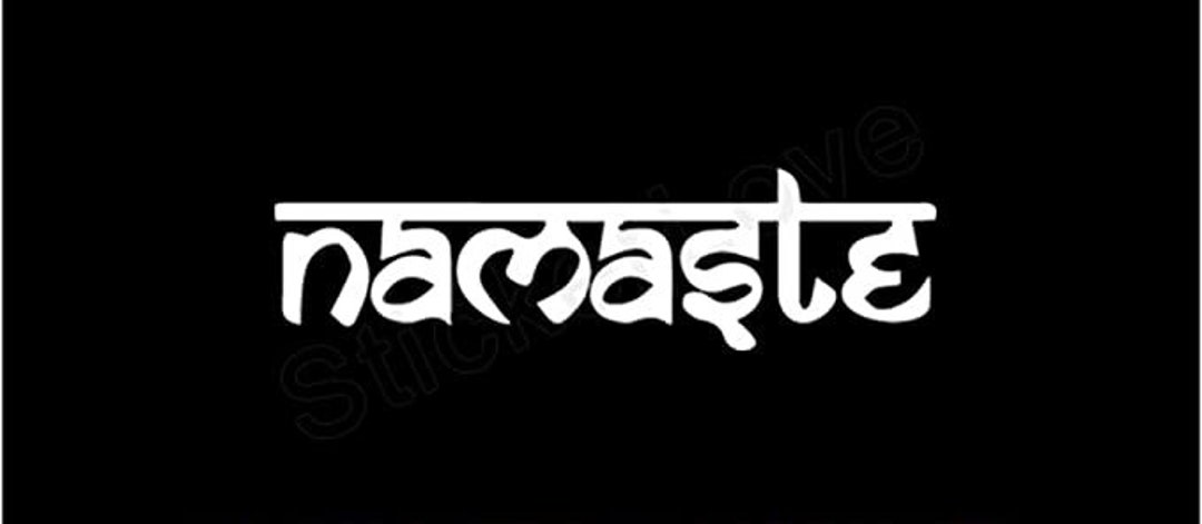 Namaste Buddha Yoga Car Truck Window Bumper Vinyl Graphic Decal Sticker ...