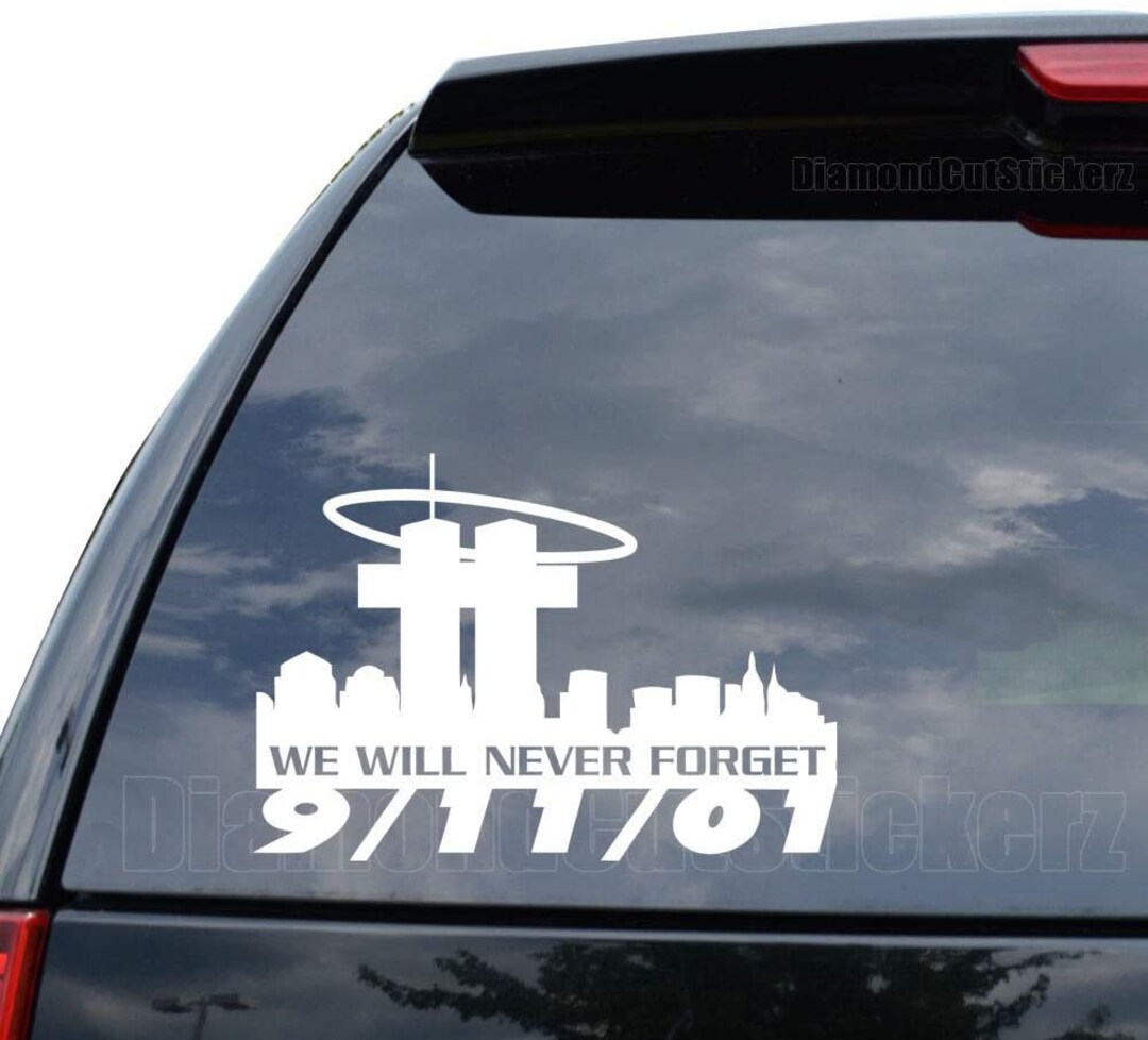 9/11 Twin Tower Bombing NY Decal Sticker Car Truck Motorcycle Window ...