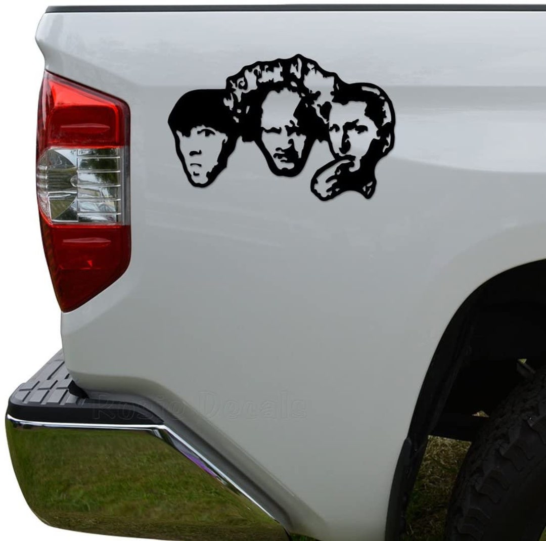The Three Stooges Face Die Cut Vinyl Decal Sticker for Car Truck ...