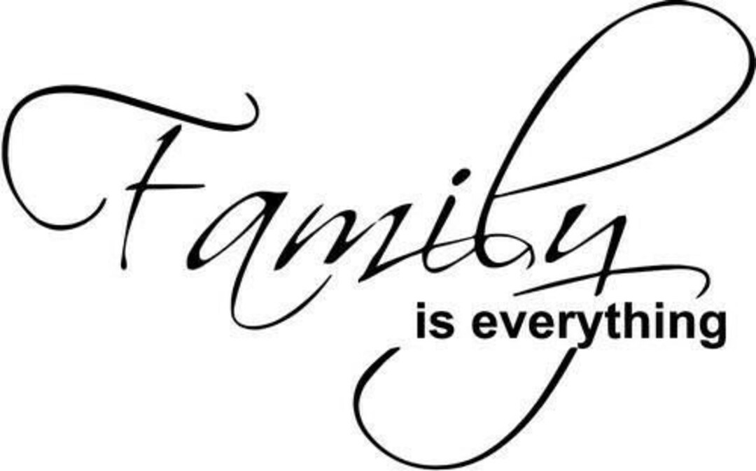 Family is Everything Home Decor Car Truck Window Decal Sticker - Etsy