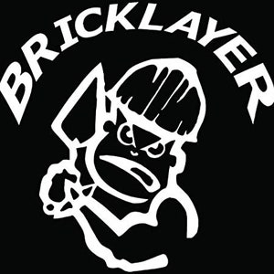 Bricklayer Mason Cement Wall Car Truck Window Bumper Vinyl Graphic ...