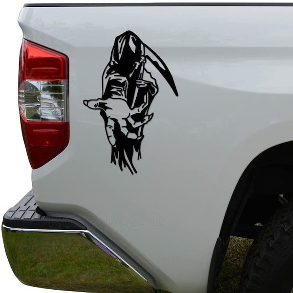 Grim Reaper Motorcycle Decal - Etsy