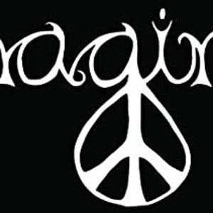 Imagine Peace Sign Car Truck Window Bumper Vinyl Graphic Decal Sticker ...