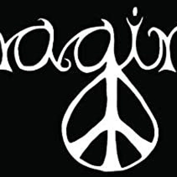 Peace Sign Decal - Etsy