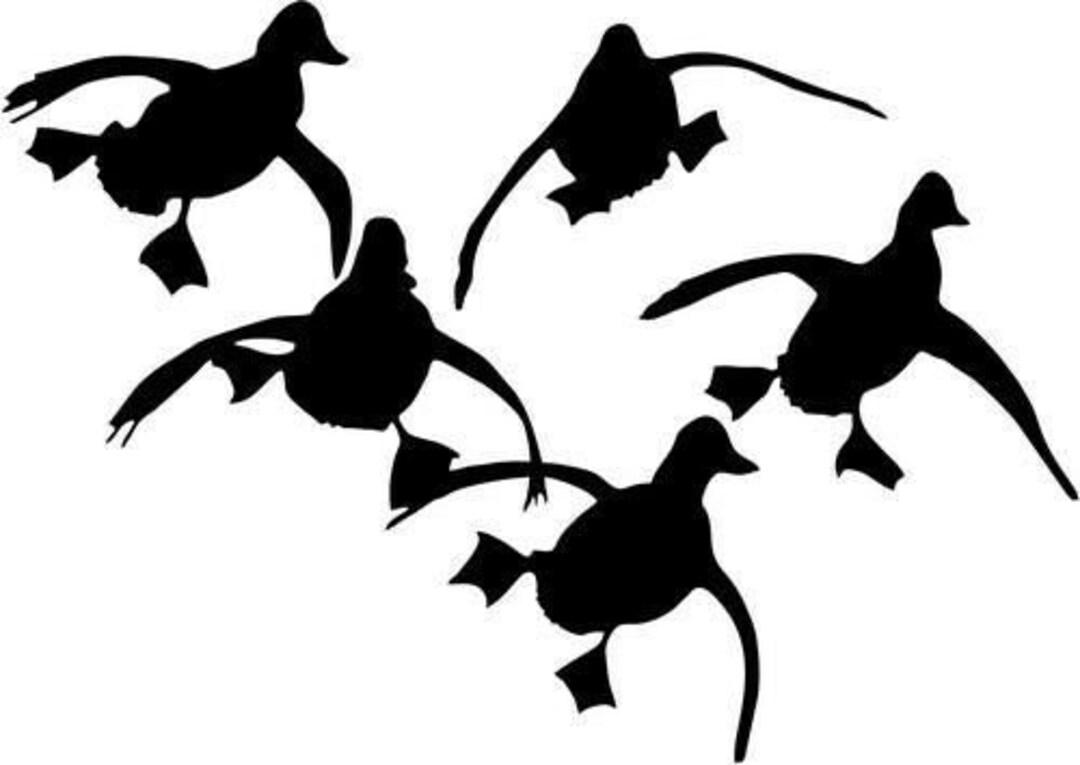 Flying Ducks Hunting Sportsman Home Decor Car Truck Window Decal ...