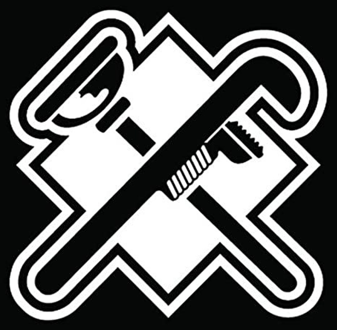 Plumbing Plumber Tools Wrench Car Truck Window Bumper Vinyl Graphic ...