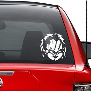 Chucky Doll Scarface Vinyl Decal Sticker Car Truck Vehicle | Etsy