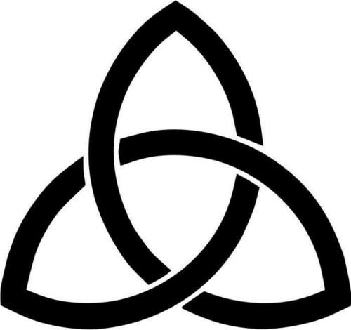 Triquetra Trinity Symbol for Car Window Truck Laptop Vinyl Decal ...