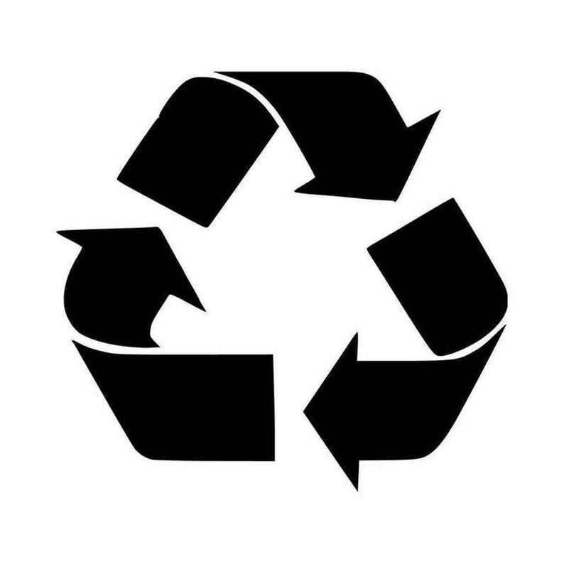 Recycle Symbol Vinyl Decal Sticker - Etsy