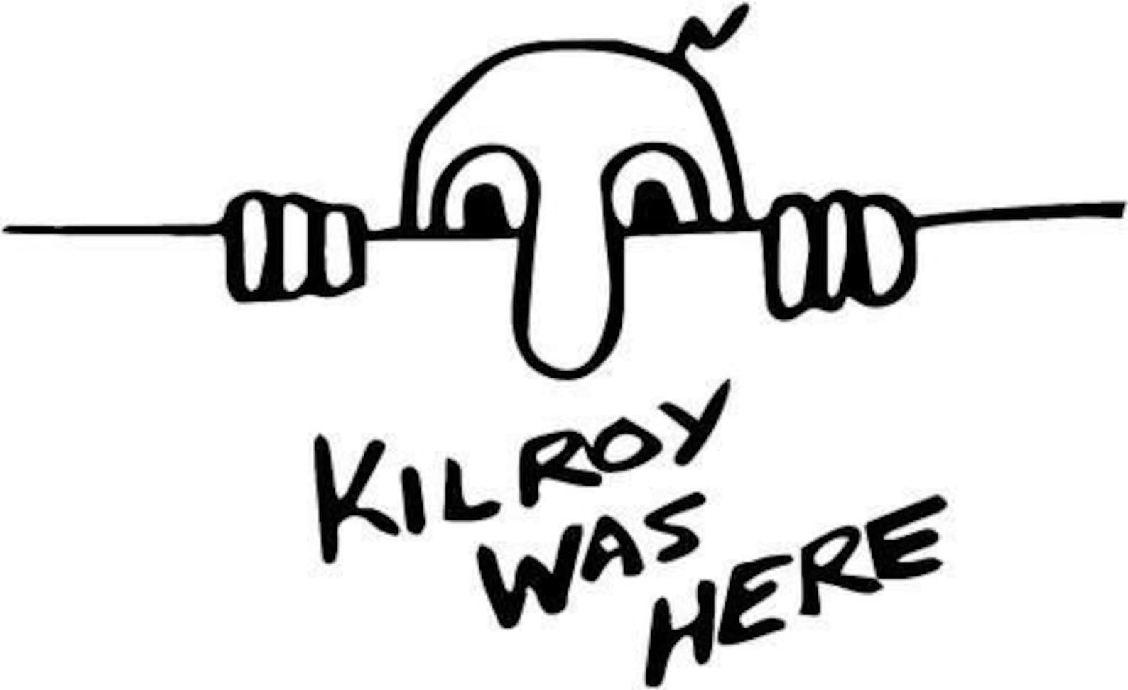 Kilroy Was Here Home Decor Car Truck Window Decal Sticker - Etsy