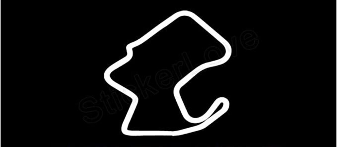 Laguna Seca Raceway Car Truck Window Bumper Vinyl Graphic Decal Sticker ...