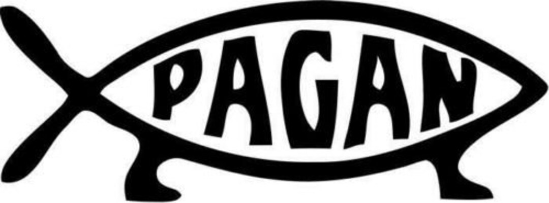 Fish Pagan for Car Window Truck Laptop Vinyl Decal Sticker - Etsy