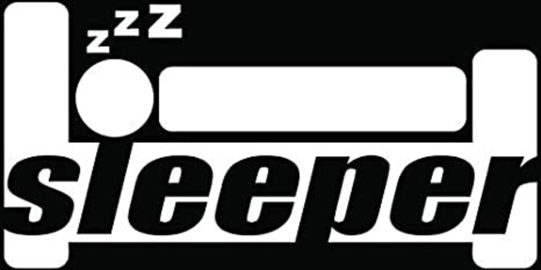 Sleeper Sleep JDM Japanese Car Truck Window Bumper Vinyl Graphic Decal ...