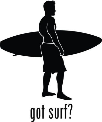 Got Surf Surfing Car Window Decor Vinyl Decal Sticker - Etsy
