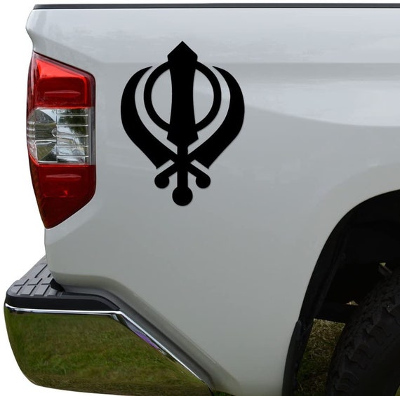 Khanda Sikh Silkhism Die Cut Vinyl Decal Sticker for Car Truck | Etsy