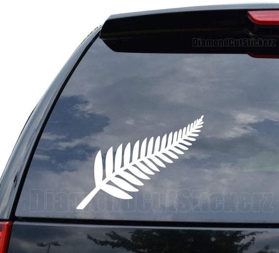New Zealand Silver Fern Decal Sticker - Etsy