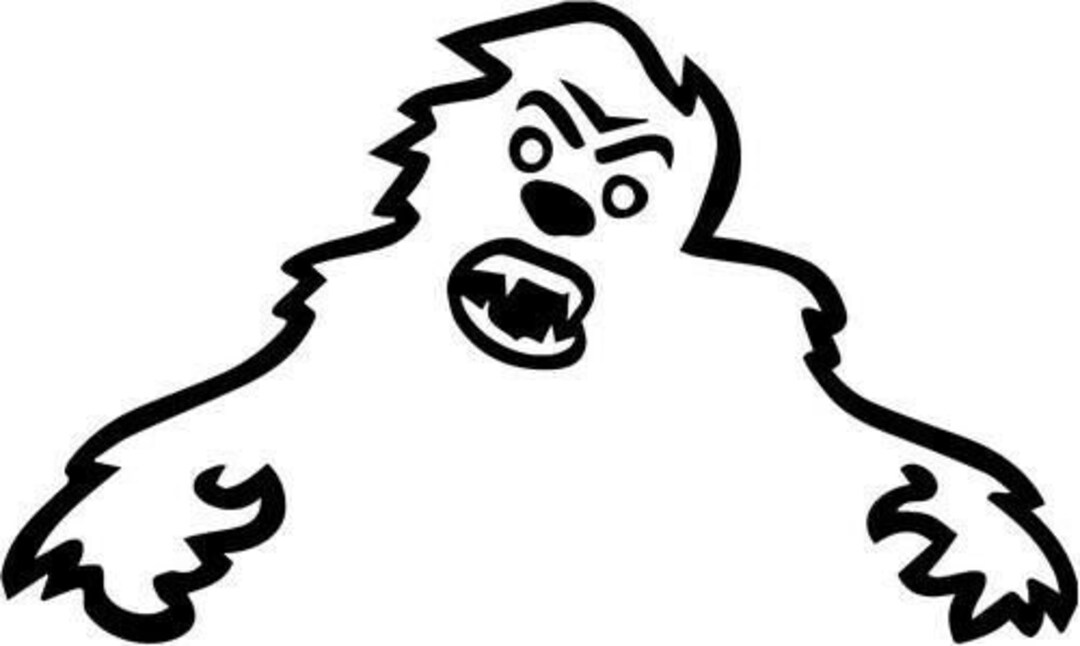 Skoda Yeti Monster Home Decor Car Truck Window Decal Sticker - Etsy