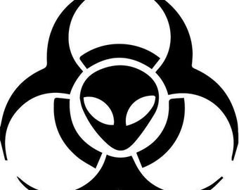 Biohazard Sticker | Etsy