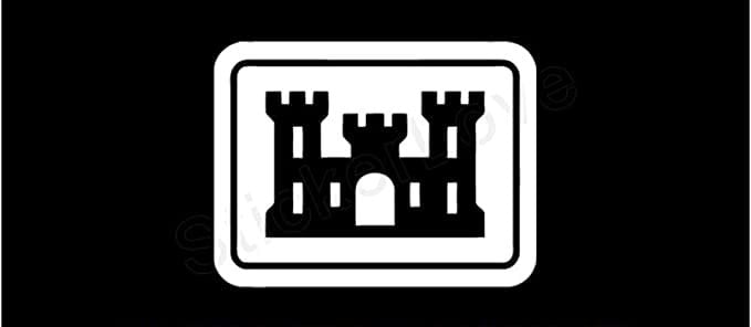 U.S. Army Corps of Engineers Car Truck Window Bumper Vinyl Graphic ...