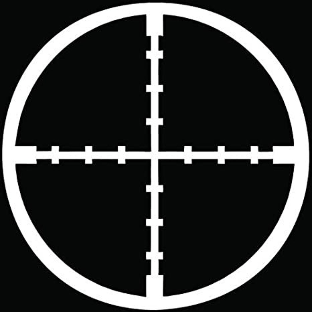 Sniper Scope Crosshairs Rifle Military Car Truck Window Bumper Vinyl ...