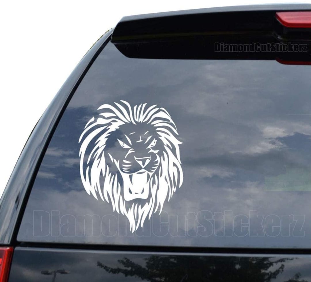 Tribal Art Lion Roar Decal Sticker Car Truck Motorcycle - Etsy
