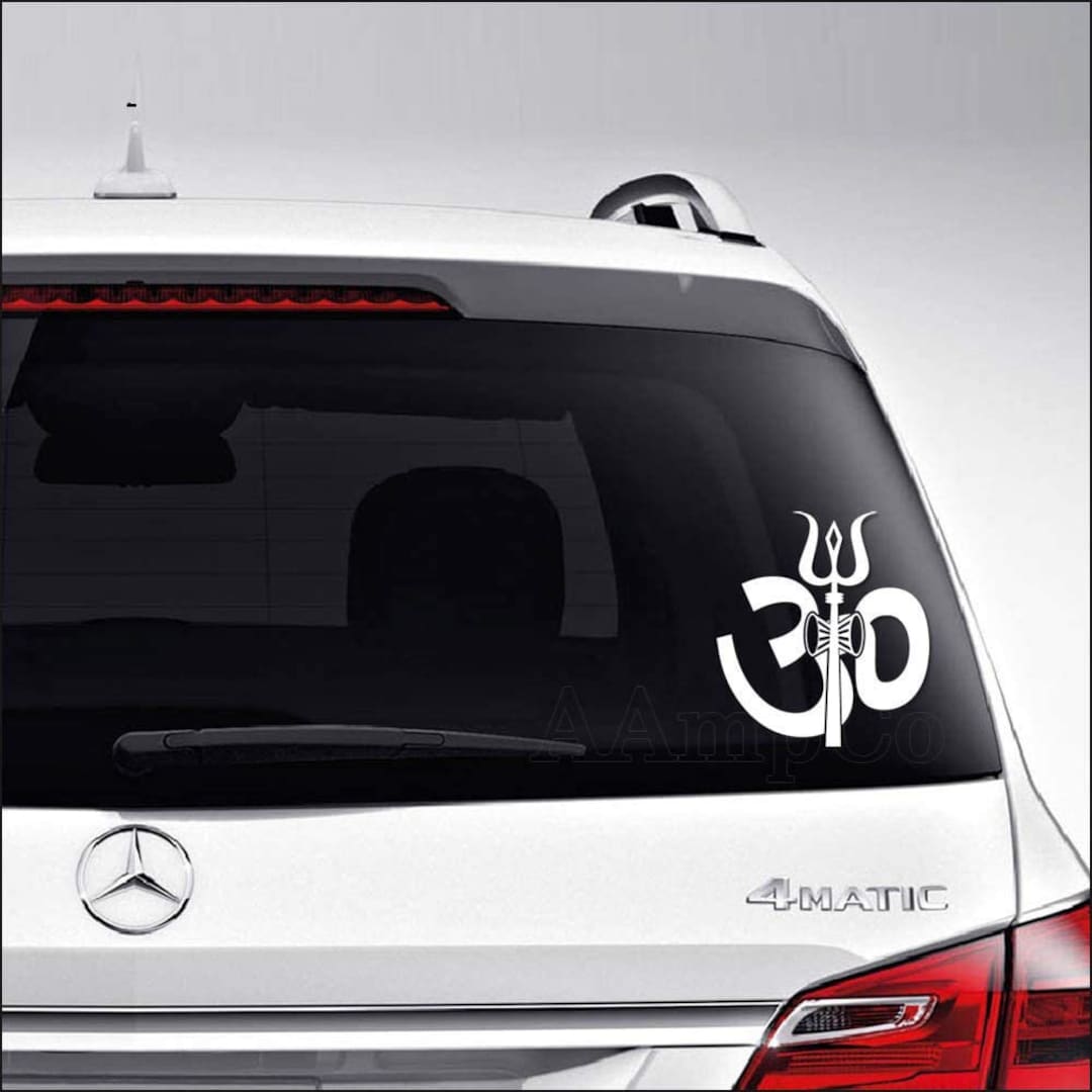 Lord Shiva Aum Om Yoga Car Truck Motorcycle Windows Bumper Wall Decor ...