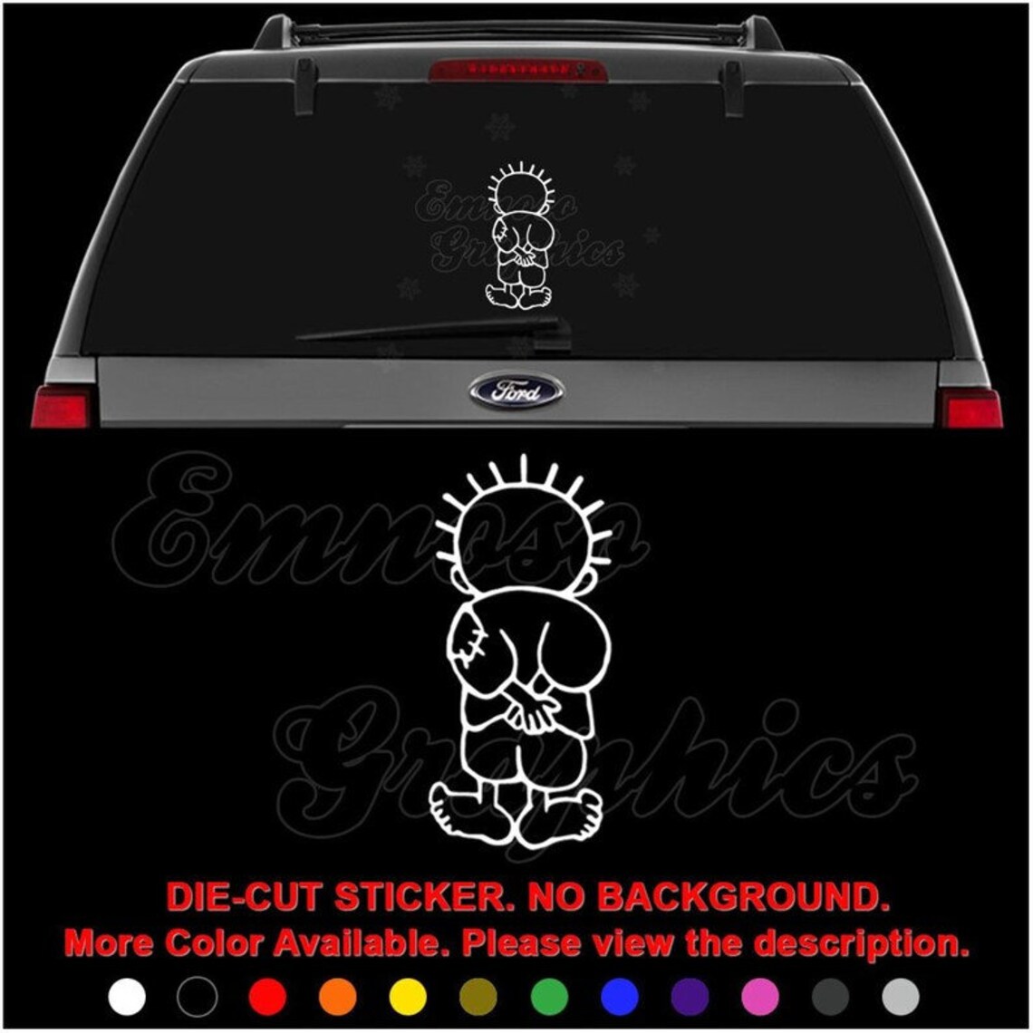 Handala Hanzala Palestine Boy Decal Sticker for Car, Truck, Motorcycle ...