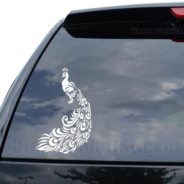 Peacock Wall Decal - Etsy