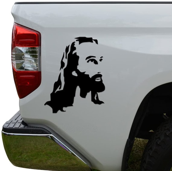 Jesus Face Christian Die Cut Vinyl Decal Sticker for Car Truck - Etsy