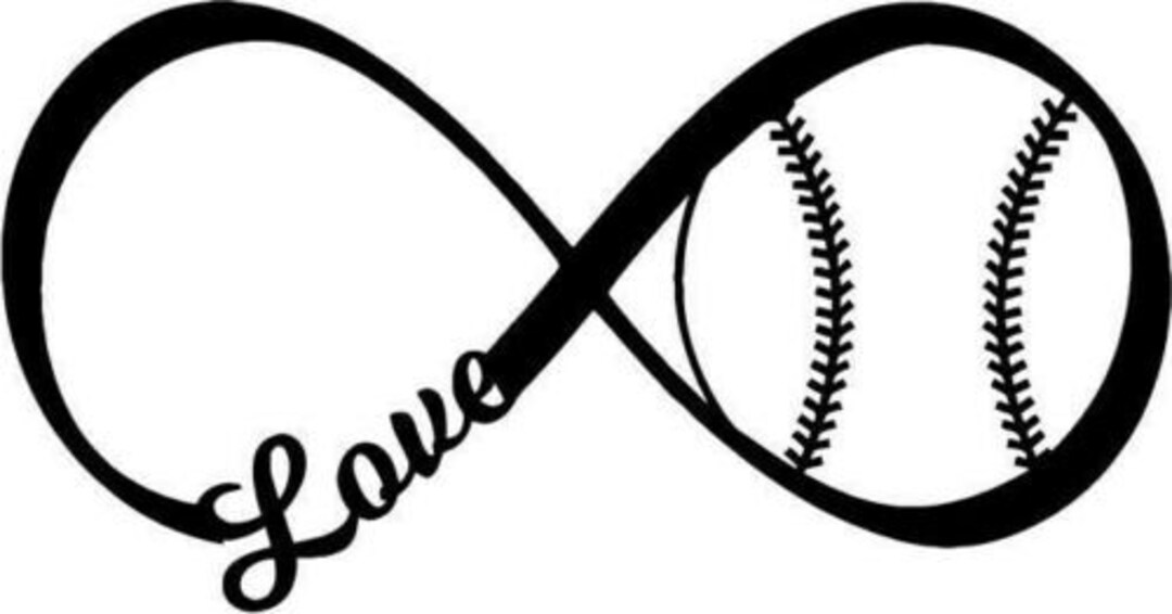 Infinity Baseball for Car Window Truck Laptop Vinyl Decal Sticker - Etsy