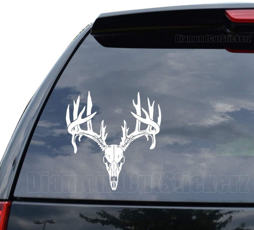 Deer Buck ANTLERSS Hunting Decal Sticker Car Truck Motorcycle Window ...