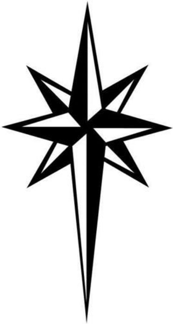 North Star for Car Window Truck Bumper Vinyl Decal Sticker | Etsy