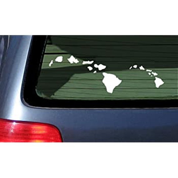 Hawaii Islands HI State Outline Vinyl Decal Sticker | Etsy