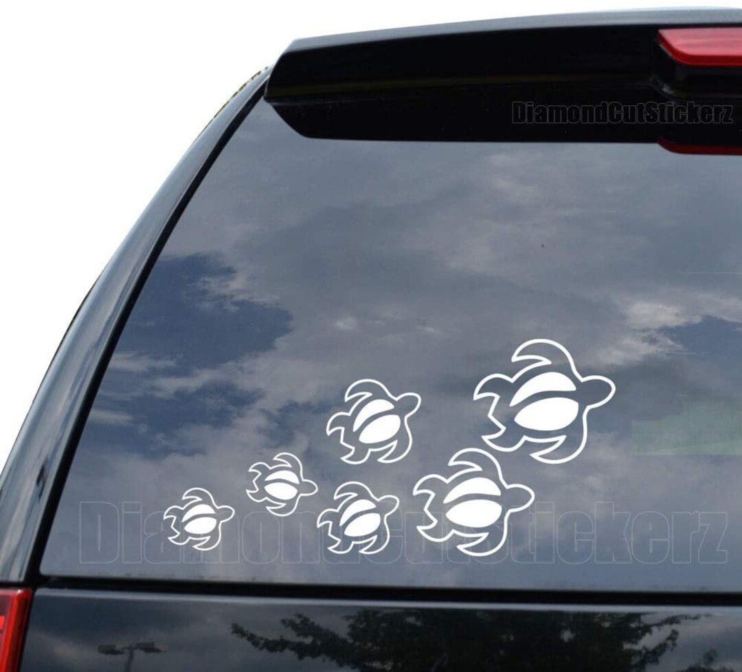 Sea Turtle Family Hawaii Decal Sticker Car Truck Motorcycle Window iPad ...